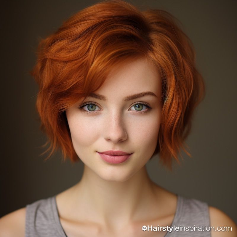 Inspiring short red hairstyles for your next haircut.