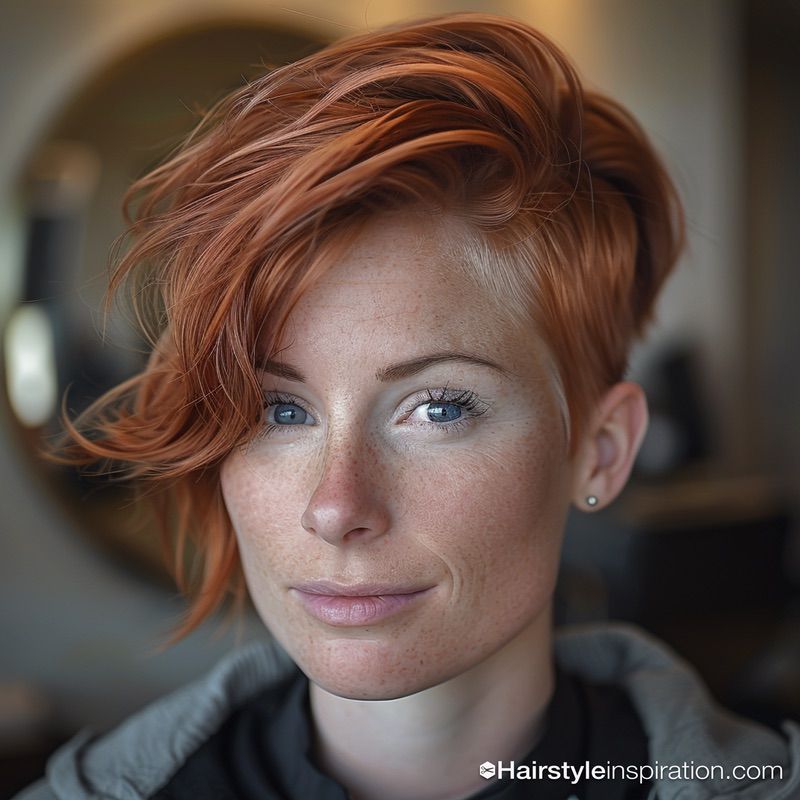Inspiring short red hairstyles for your next haircut.