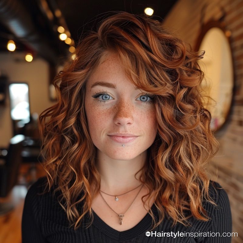 Inspiring long red hairstyles for your next haircut.