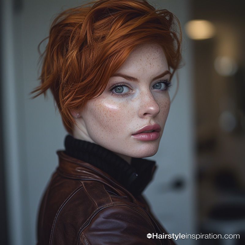 Inspiring short red hairstyles for your next haircut.