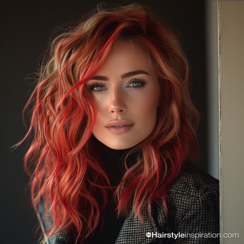 Inspiring long colorful hairstyles for your next haircut.